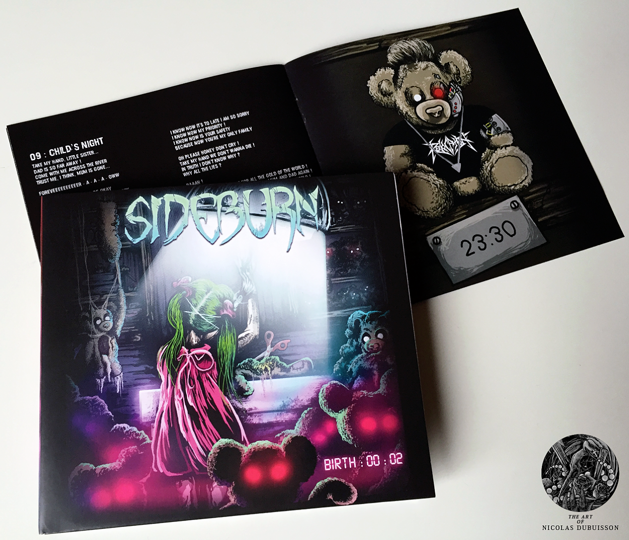 SIDEBURN - Birth : 00:02 - The Art of Nicolas Dubuisson