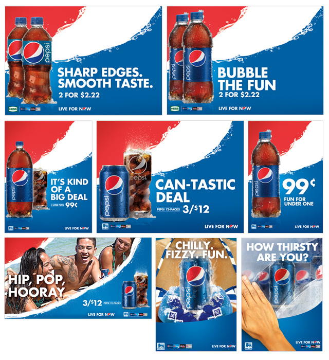 Pepsi Evolution LIVE FOR NOW - EZMANDESIGN