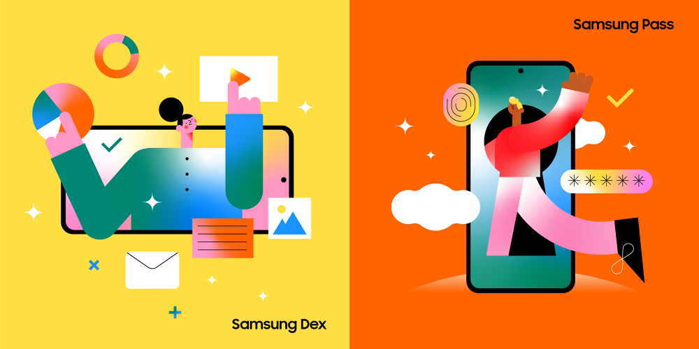 Ilustraciones Samsung - Maria Maldonado