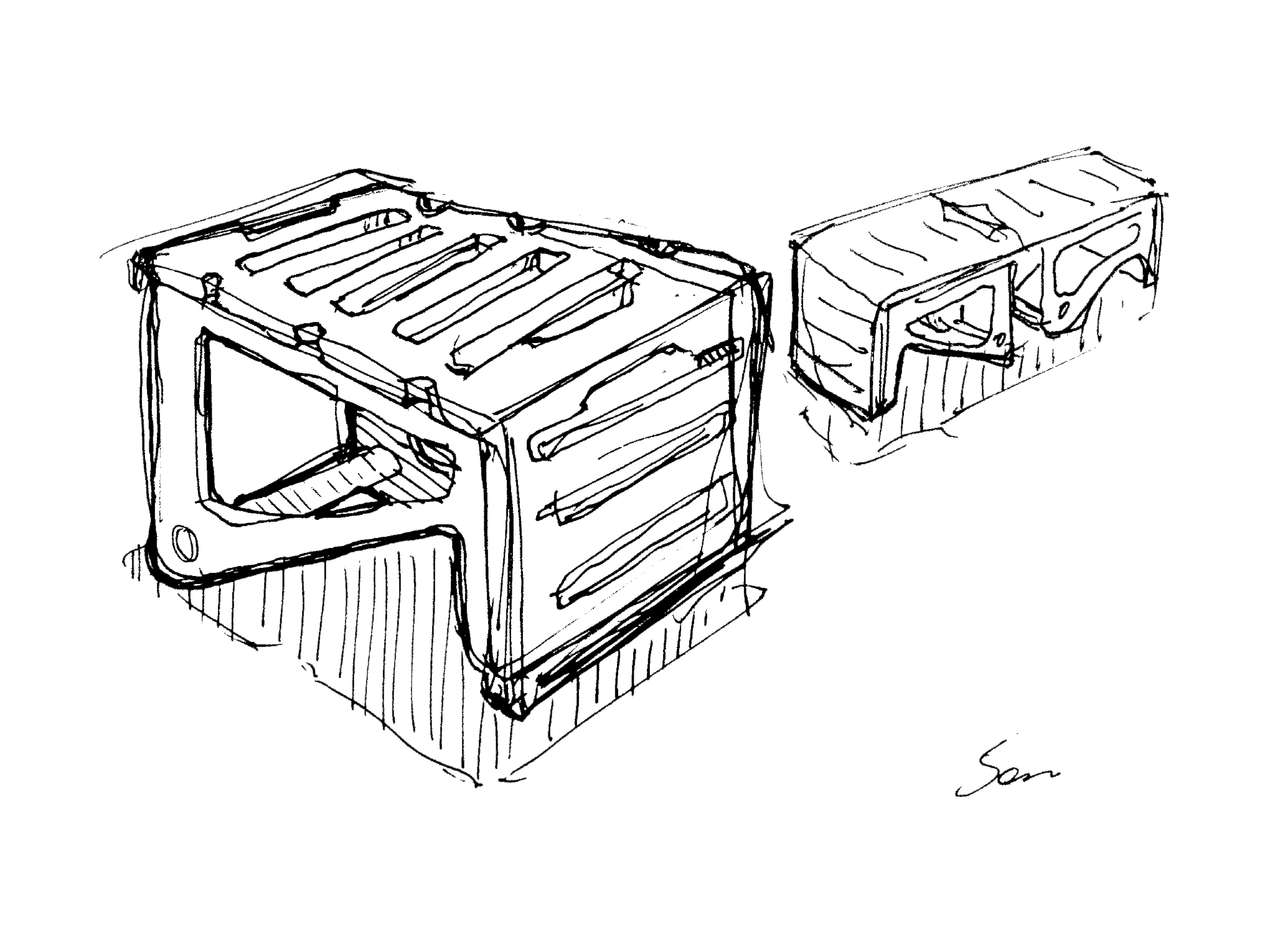 2by Stool - Sean Kelly Design