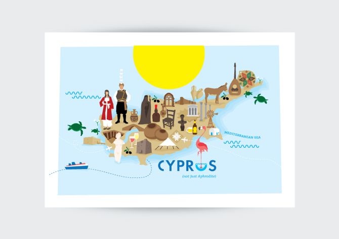 Made In Cyprus - The Postcards Collection - annakoumoushi