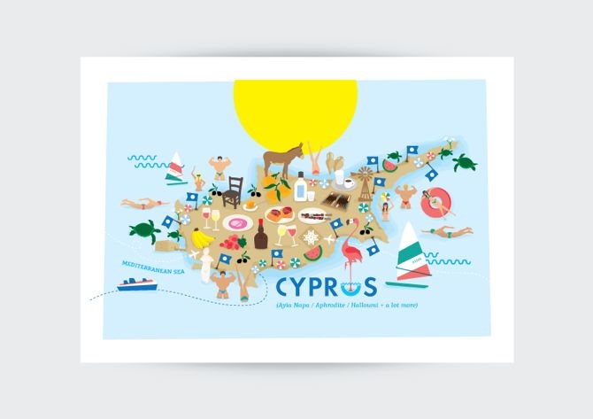 Made In Cyprus - The Postcards Collection - annakoumoushi