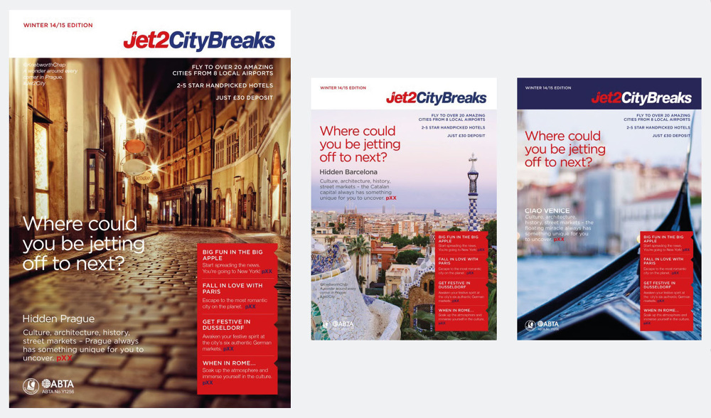 Jet2 CityBreaks - Darren Navier - UX, Creative, Ideas