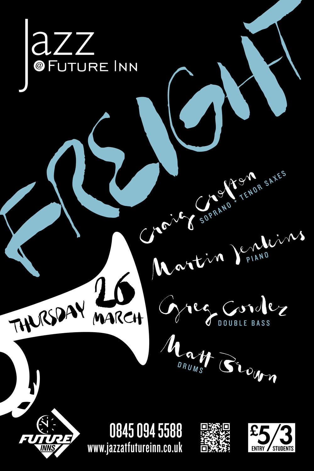 Jazz at Future Inn posters - Sarah North