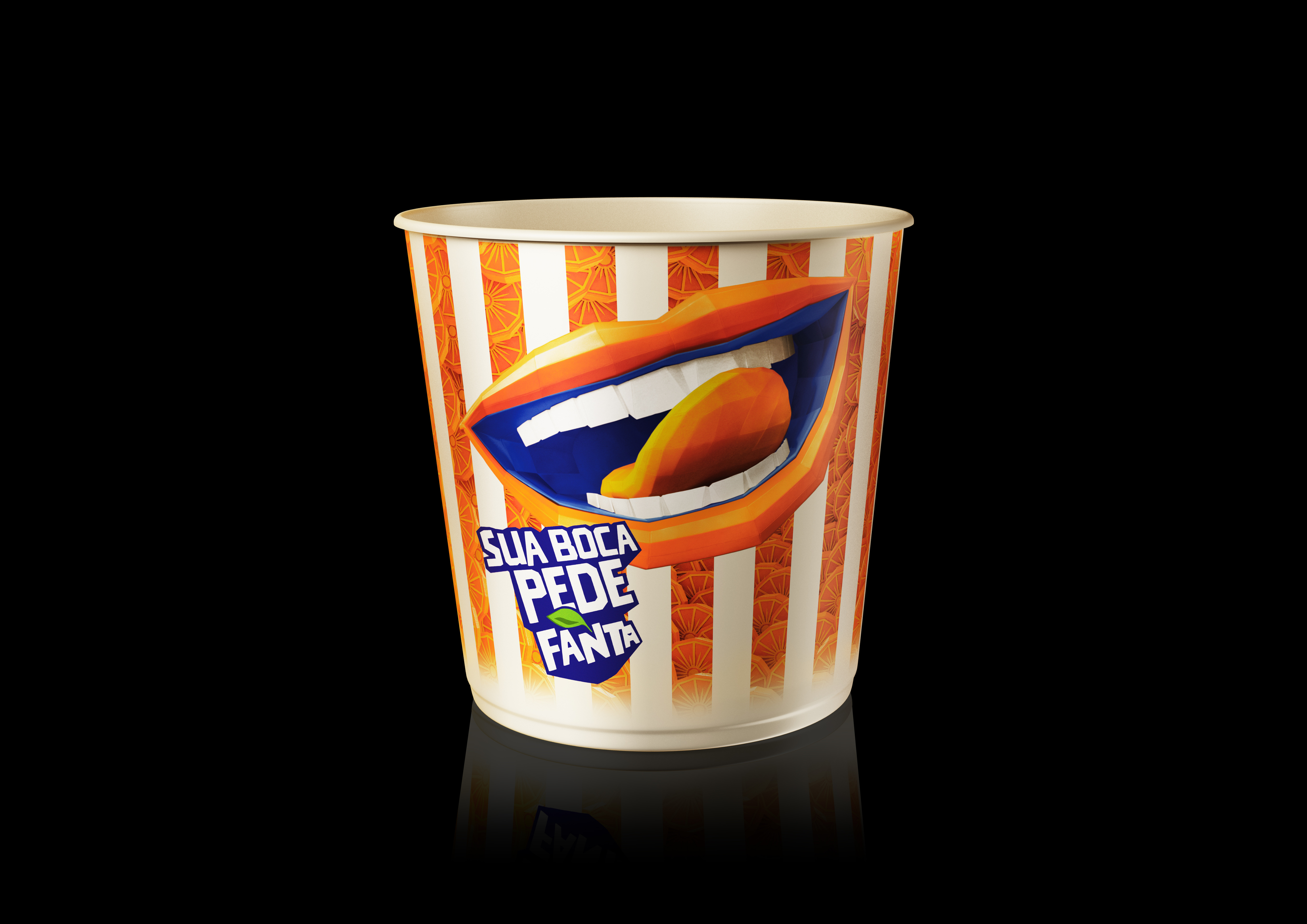 Fanta - Popcorn Bucket + Promotional Poster (based on Fanta’s c ...