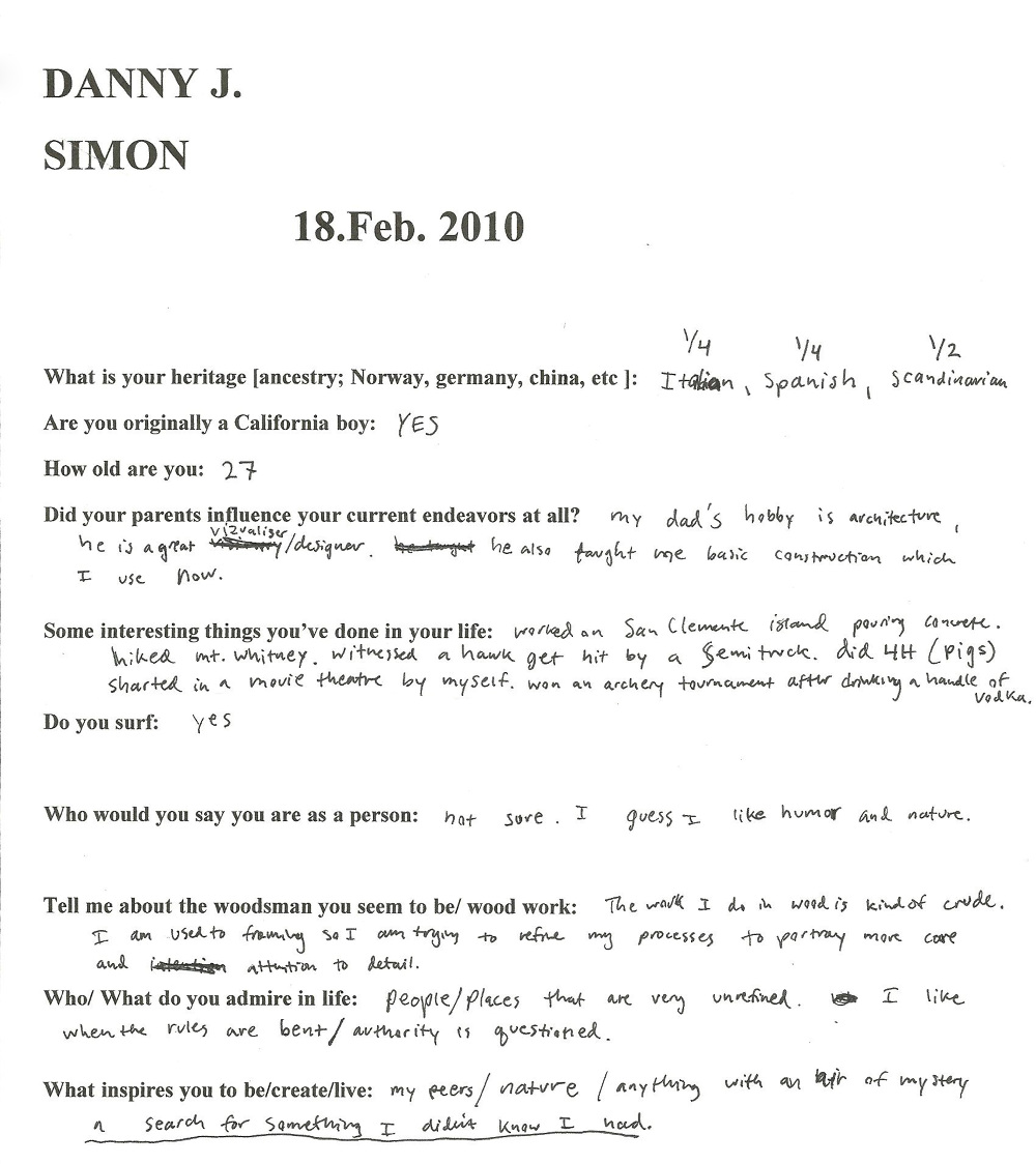 Woodworking Artist Interview: Danny Simon - London Red