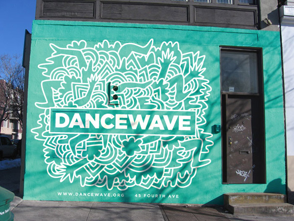 Dancewave Mural - Skip Dolphin Hursh
