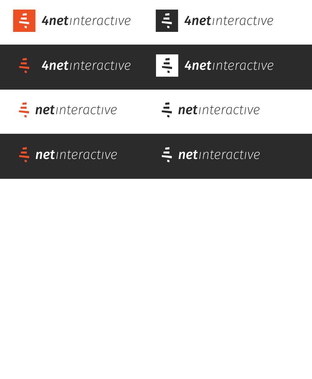 4net new brand identity - Jos Reuvers. Interactive art director