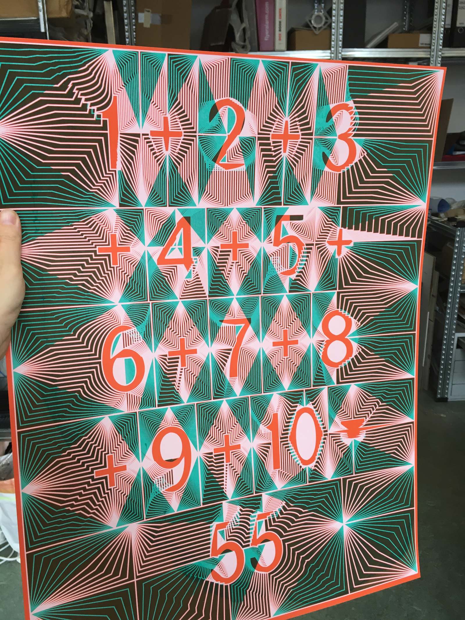 The Backside Poster 1+2+3+4+5+6+7+8+9+10=55 - www.hansje.net