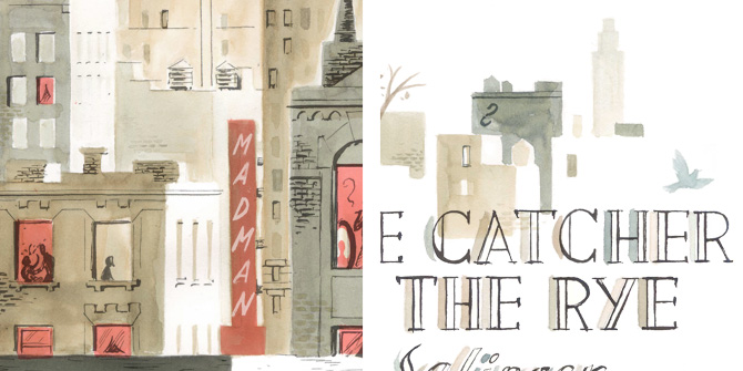 the catcher in the rye - euan cook - illustration