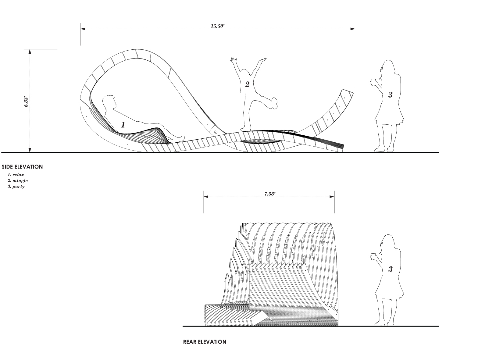VISUAL PERMEABILITY PAVILION - Aaron Berman Architecture