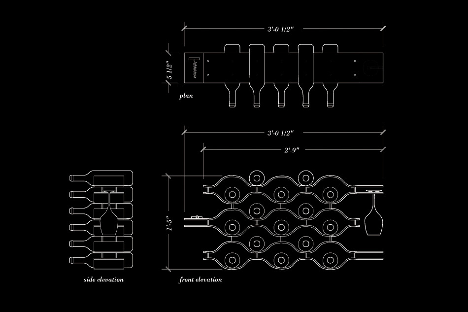 BEND RACK - Aaron Berman Architecture