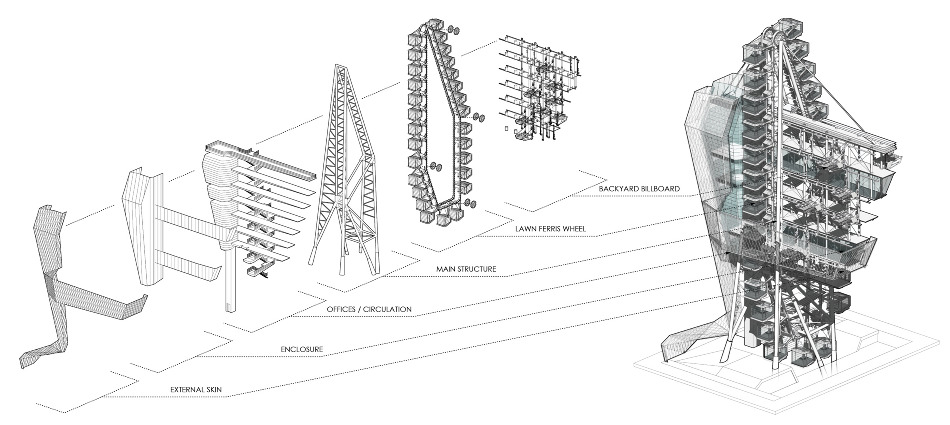 SUBURBIA TOWER - Aaron Berman Architecture