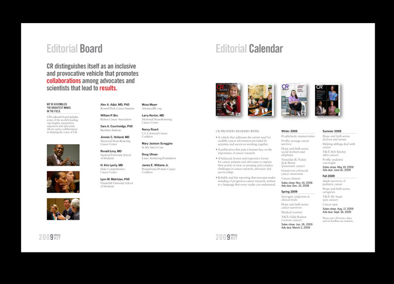 AACR Media Kit/Copy and Design - The King Group