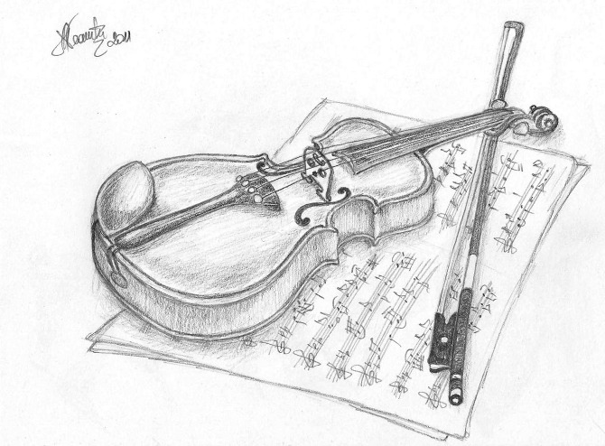Drawings of musical inspiration - Marcela Neamtu | It's all about web ...