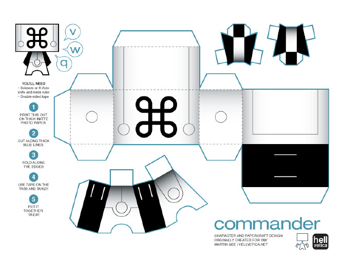 download / papercraft - martin gee