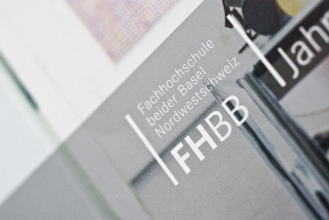 Annual Reports FHBB Fachhochschule beider Basel 2001–2003 - accent graphe