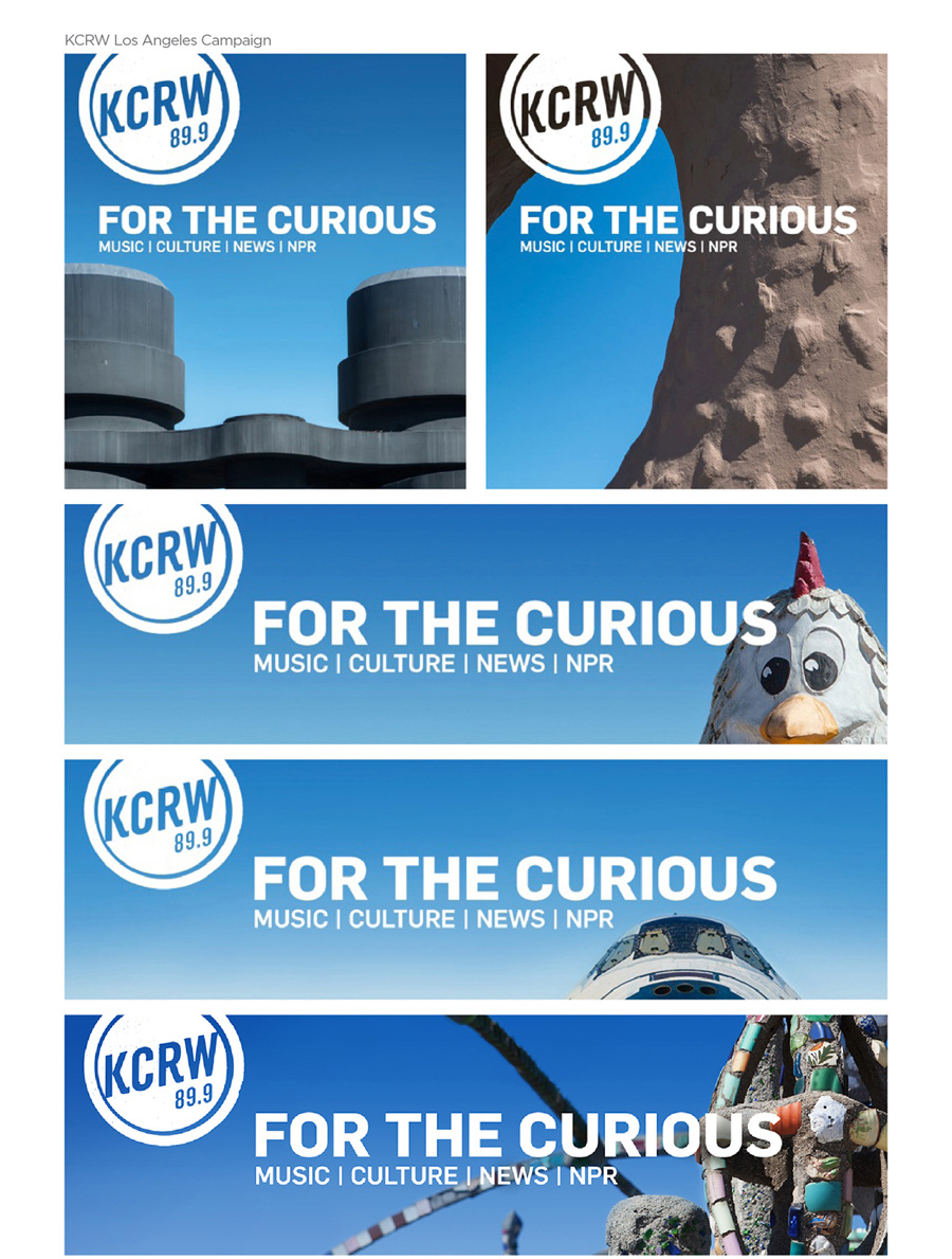 KCRW For The Curious Campaign - cloudylemon