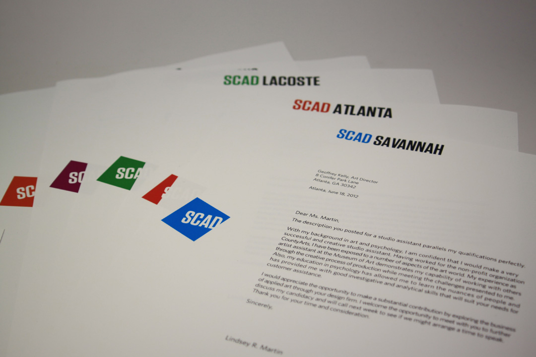 SCAD Identity System - Jessica Bronson