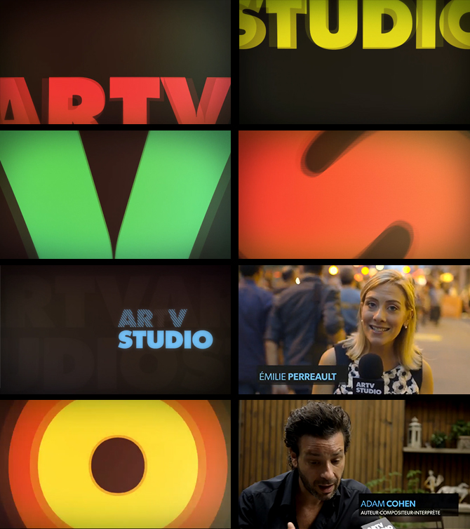 Habillage ARTV Studio - denisfouche.com