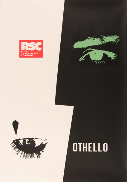 'Othello' Shakespeare poster for RSC - Lauren Heath