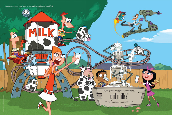 Milk + Phineas & Ferb - The Pale Kids