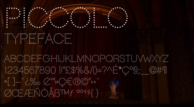 Piccolo Typeface - Maison * Après Minuit
