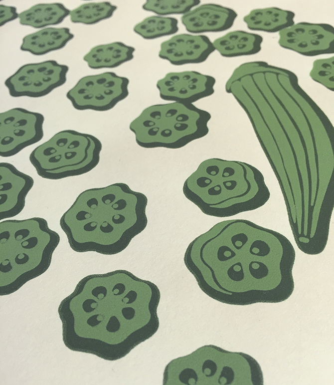 OKRA PRINT - Cali Traina