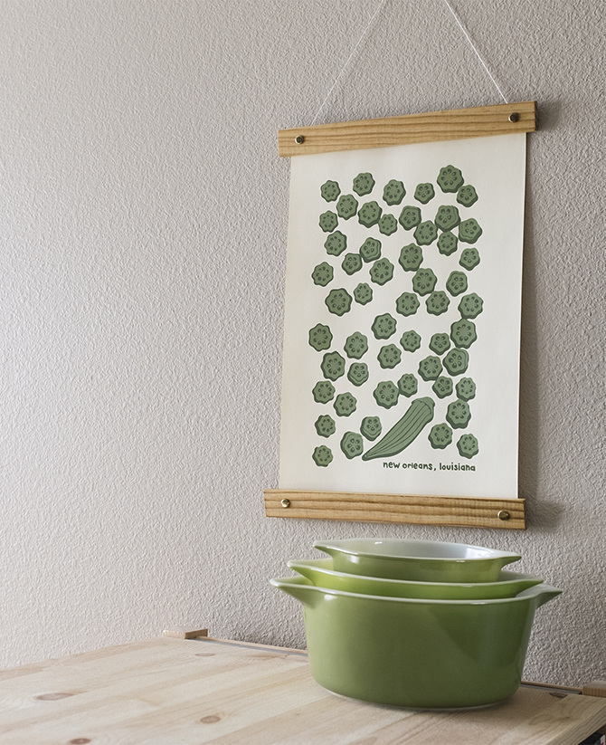 OKRA PRINT - Cali Traina