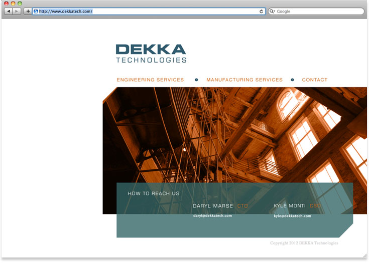 DEKKA TECHNOLOGIES - Cali Traina