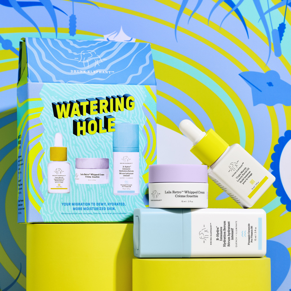 Drunk Elephant Holiday Kit patterns 2023 - eirianchapman