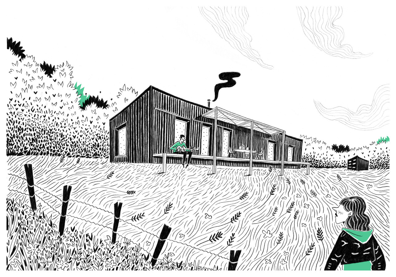 Dessins d'architecture - Intérieur - Thibaut Rassat Portfolio