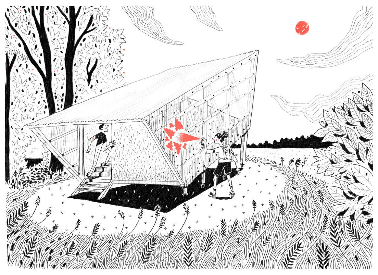 Dessins d'architecture - Intérieur - Thibaut Rassat Portfolio