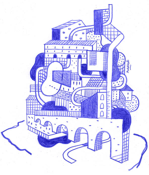 Stacked cities - Thibaut Rassat Portfolio