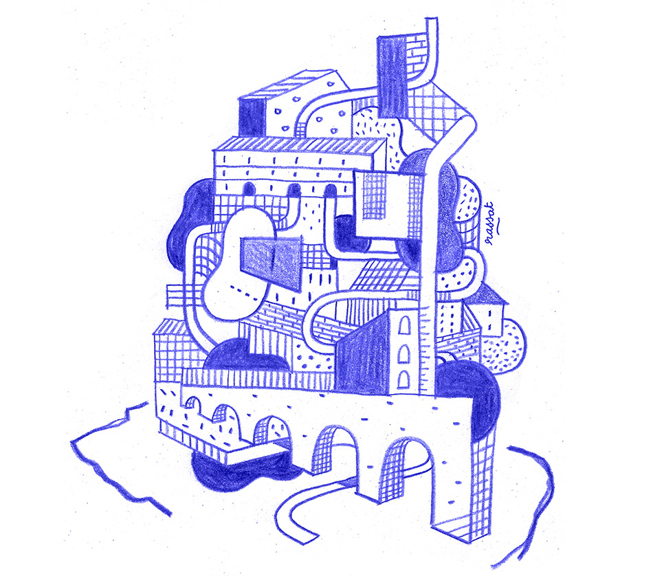 Stacked cities - Thibaut Rassat Portfolio