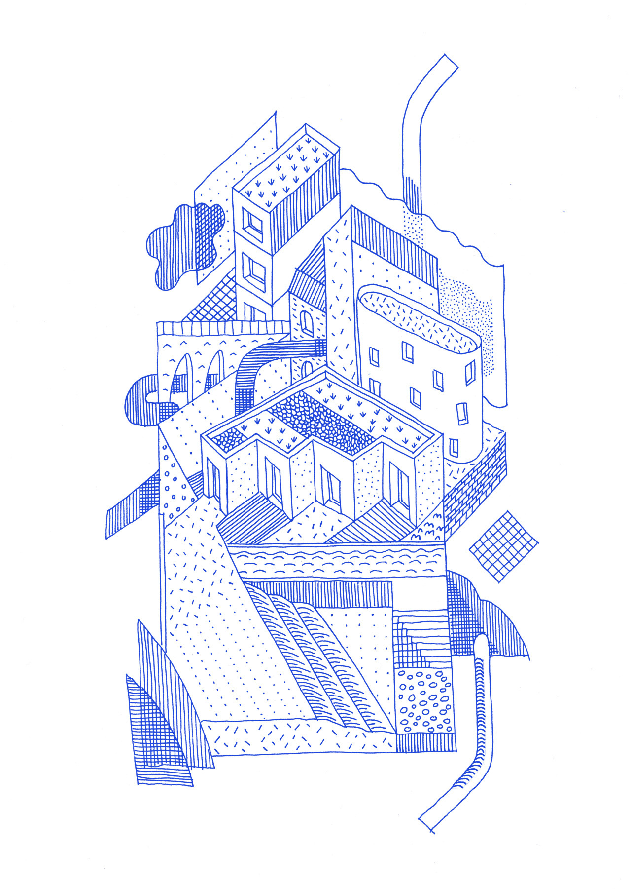 Stacked cities - Thibaut Rassat Portfolio