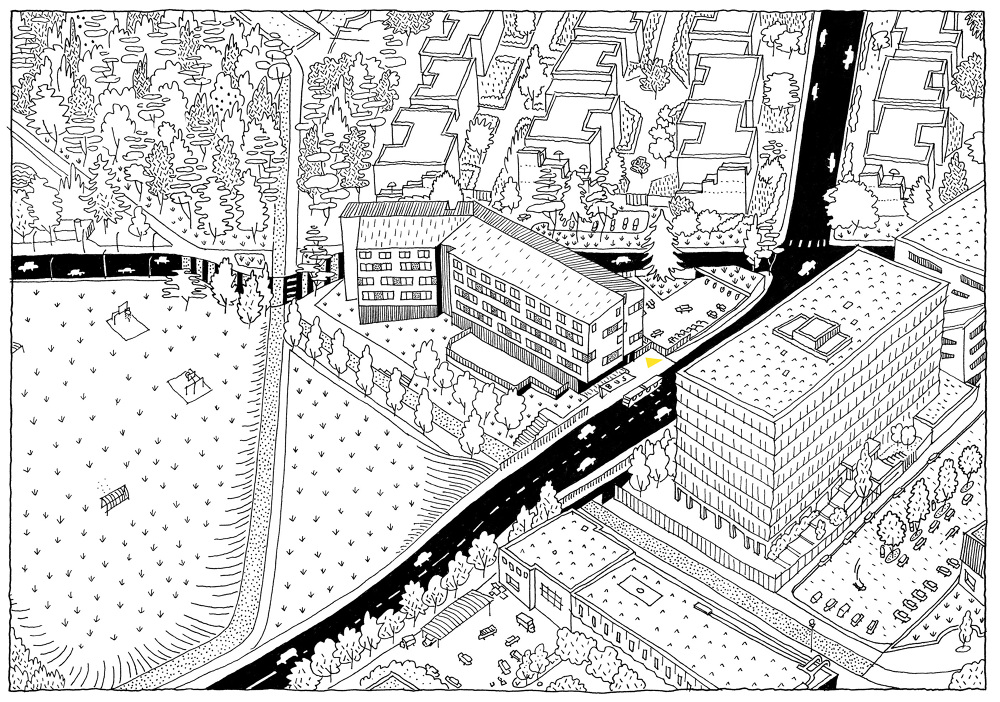 Dessin d'architecture - Axonométrie - Thibaut Rassat Portfolio