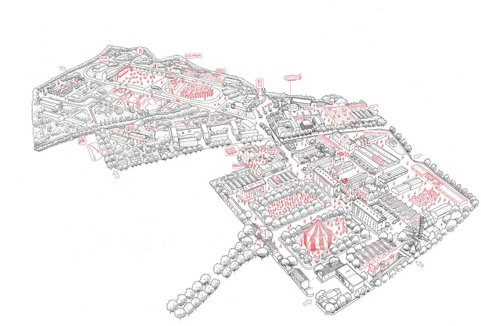 Dessin d'architecture - Axonométrie - Thibaut Rassat Portfolio