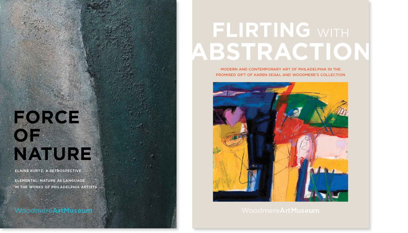 Woodmere Art Museum Catalogue Covers - barb barnett graphic design llc