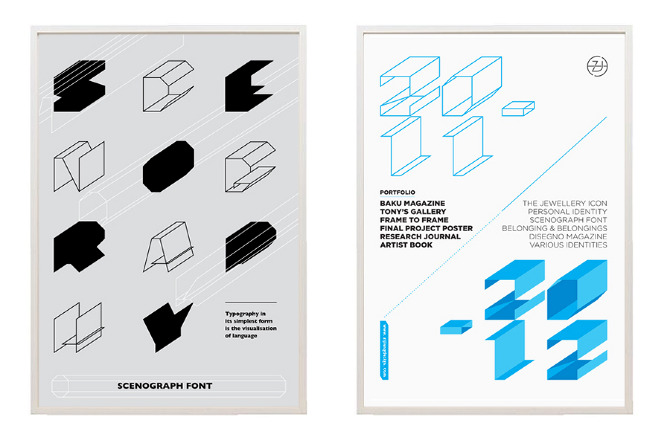 SCENOGRAPH FONT - Zijiang He | Graphic Design