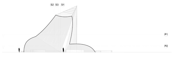 Philips Pavilion Plans and Sections - Tammy Zhao