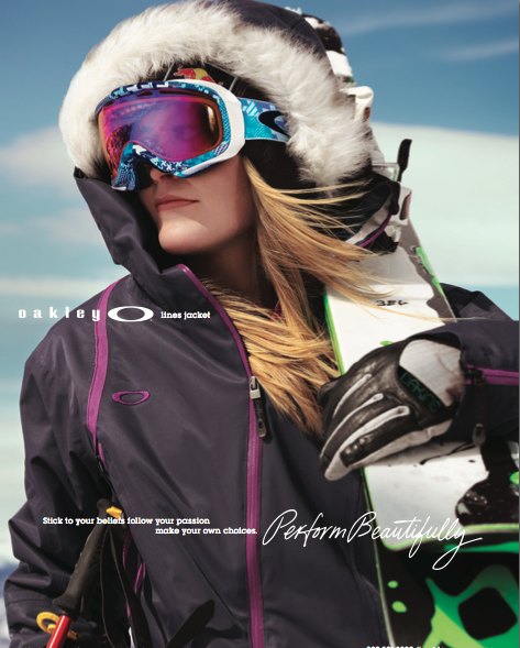Oakley:: Women's Campaign 2 - Holly Kurtz, Freelance Advertising ...
