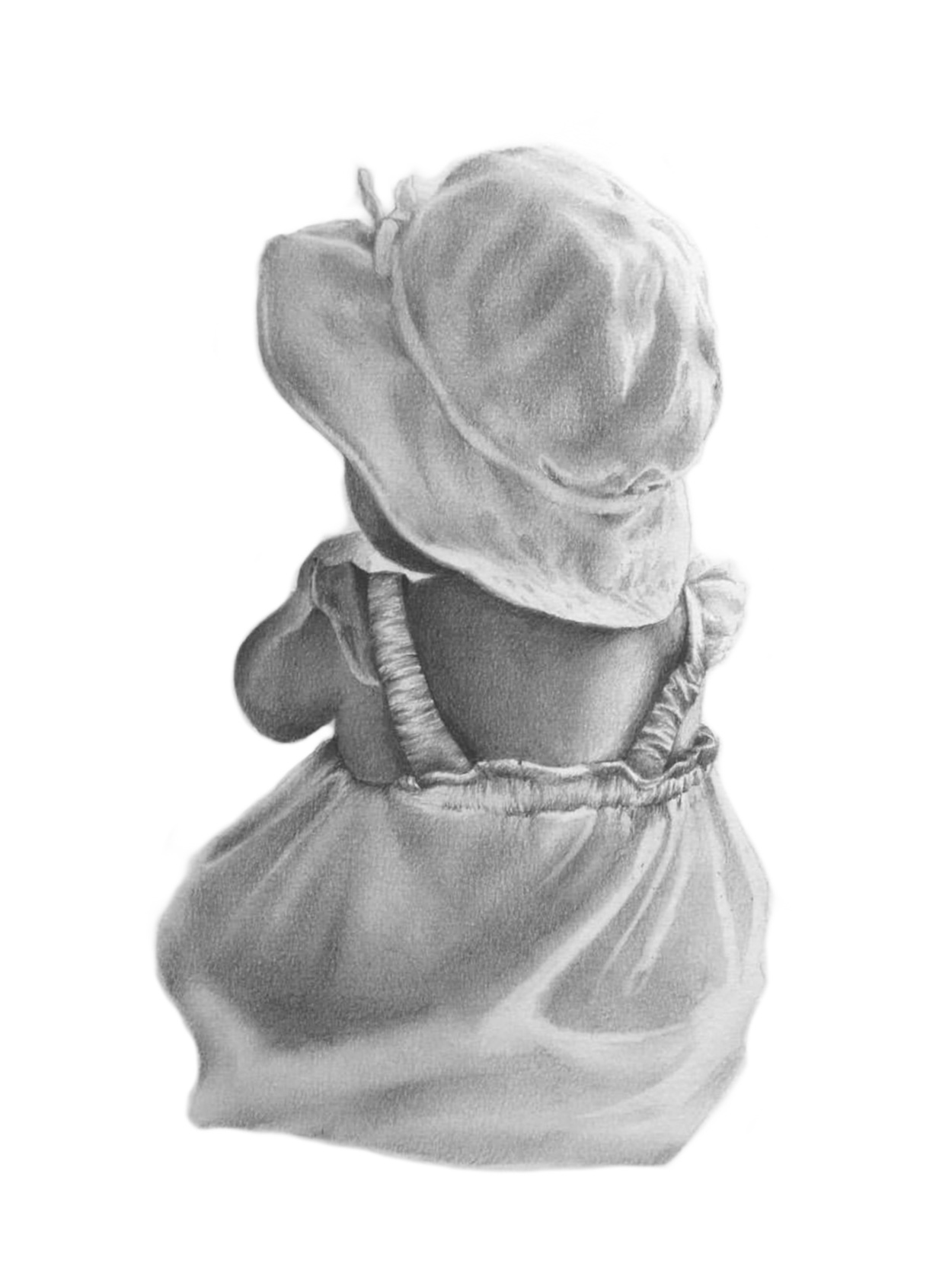 Reversed Portrait Pencil Series - Nettie Wakefield