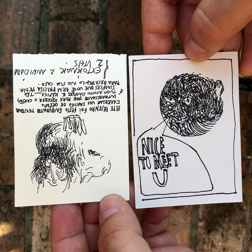 business card project - Pulga