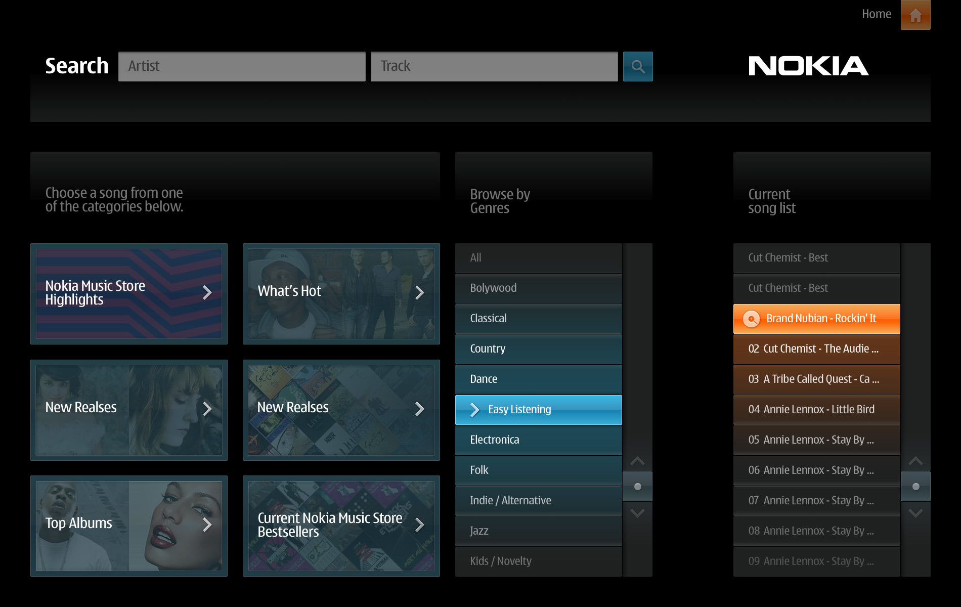 DJ Desk (NOKIA) - Caspian Rabone - Creative Direction, Music, Design & Art