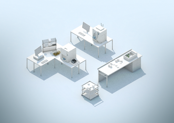 Biomerieux / Microbiology Lab - jeanjean design / yann borgazzi