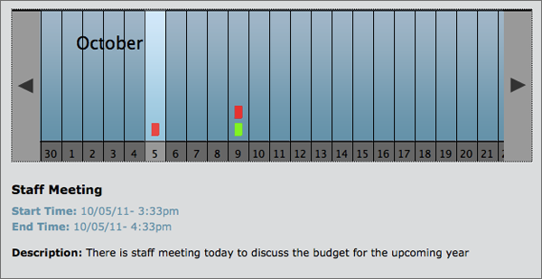 Flash Calendar - digitalscott