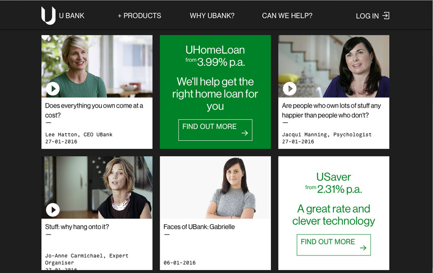 UBank: All I Need Project—TV show/advertising - Andrew Fraser