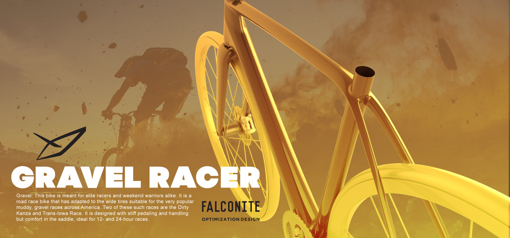 Falconite Gravel Racer - Ricky Kaki Wong @FightingMongoose Design