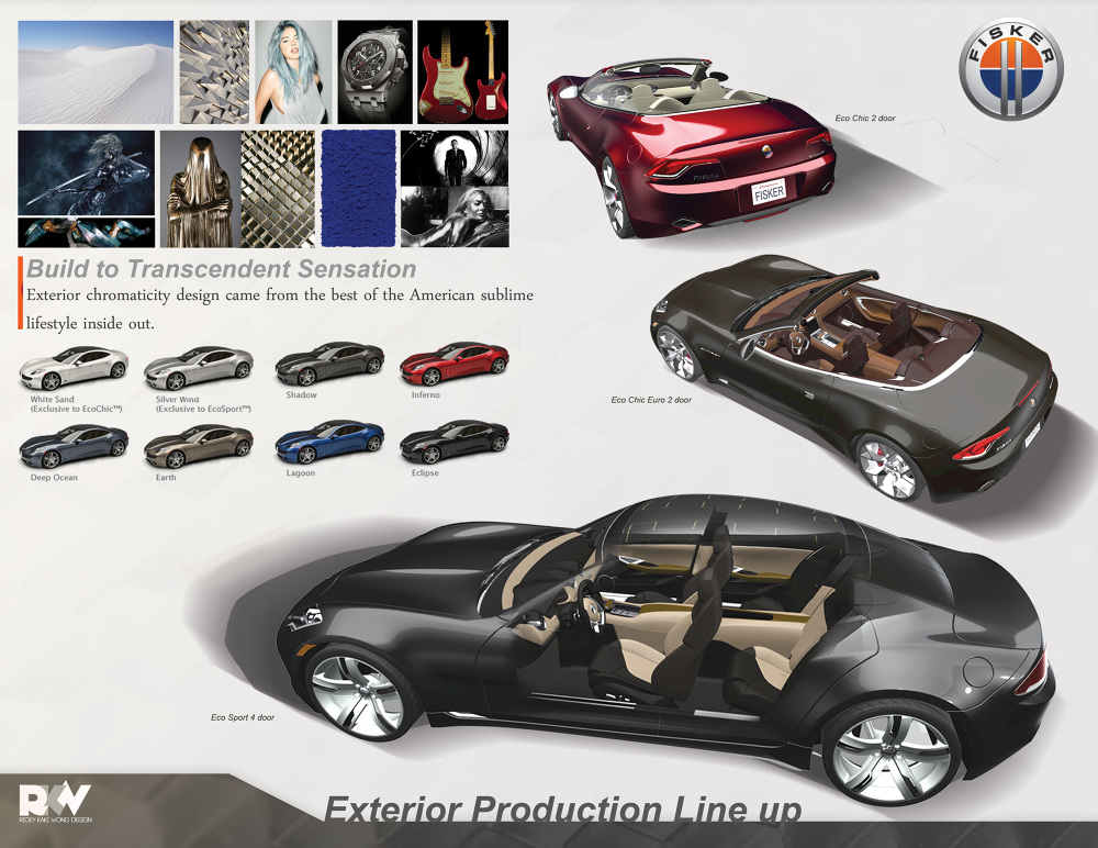 2010 Fisker Karma Interior Design/ Color Material Finish - Ricky Kaki ...